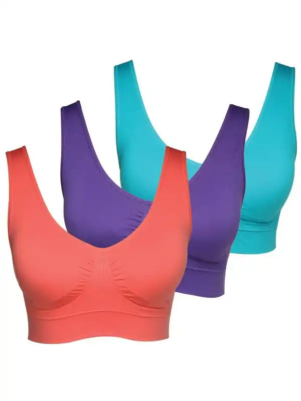 3PC Ultra-Comfy Seamless Support Bra – Best Compression Socks Sale