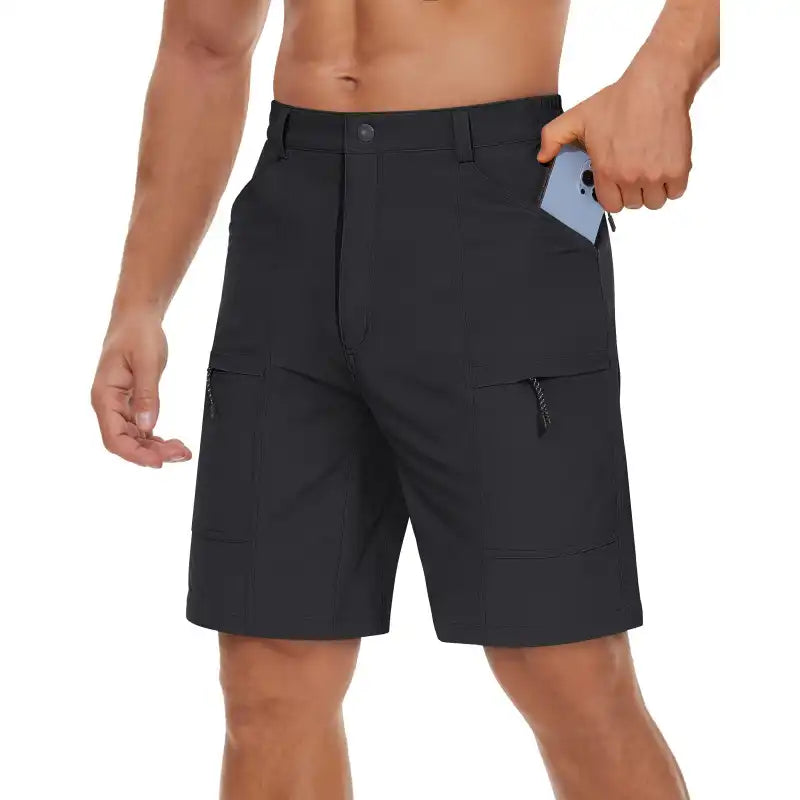 Men's Casual Multi-Pocket Quick-Dry Cargo Shorts – Best Compression ...