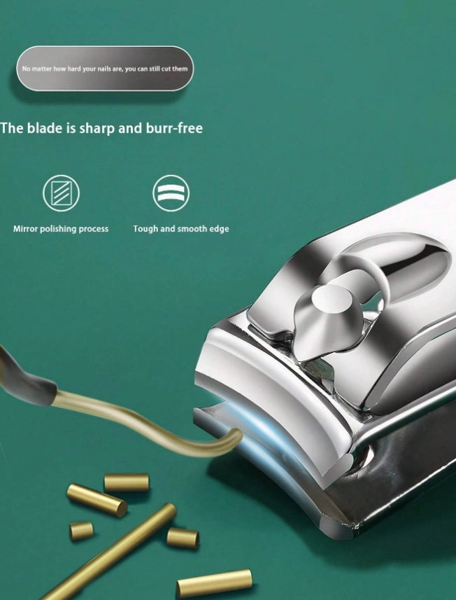 18-Piece Nail Clippers Set Stainless Steel Manicure Kit Travel Scissor ...