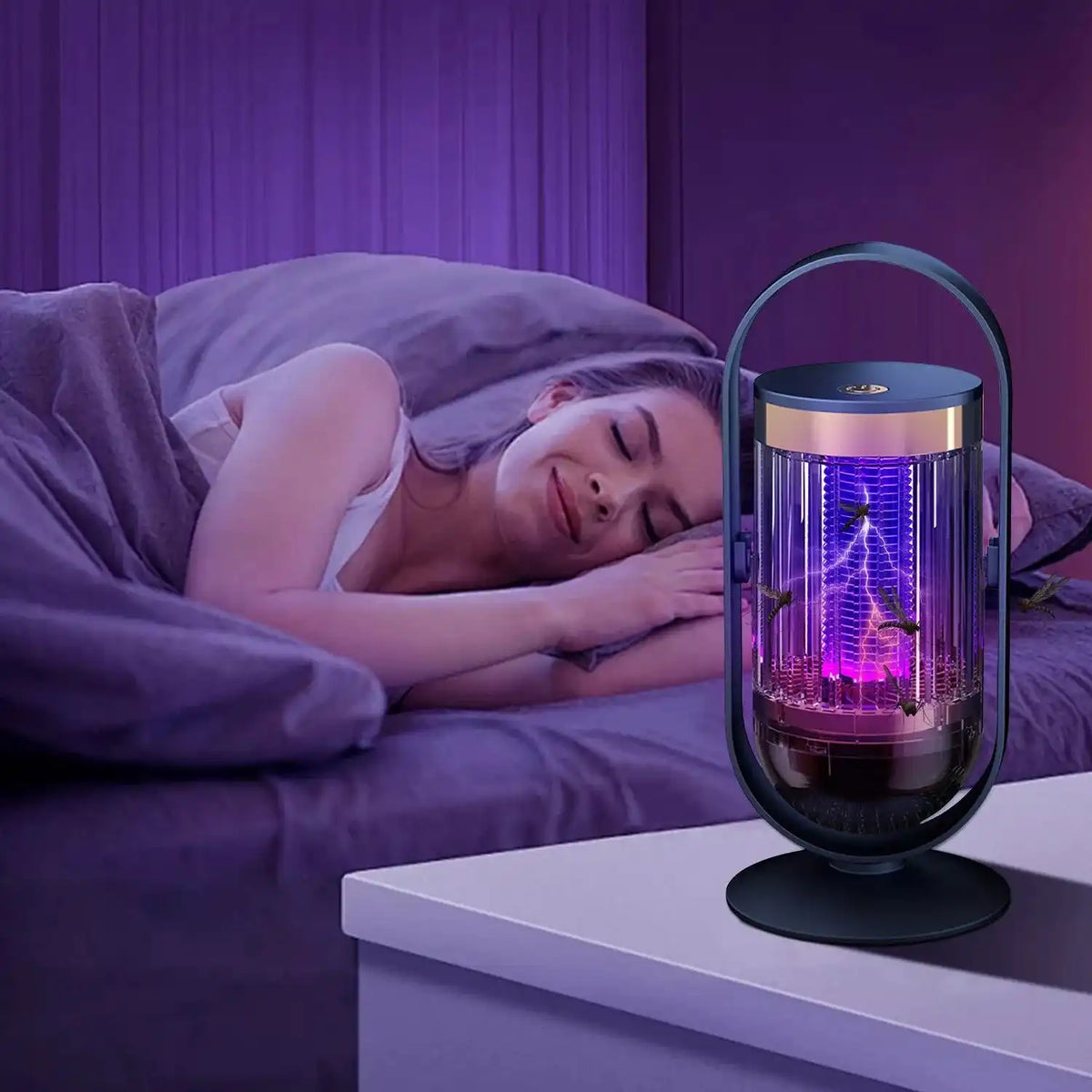 Smart LED Mosquito Insect Zapper - Indoor & Outdoor Bug Trap with 98% ...