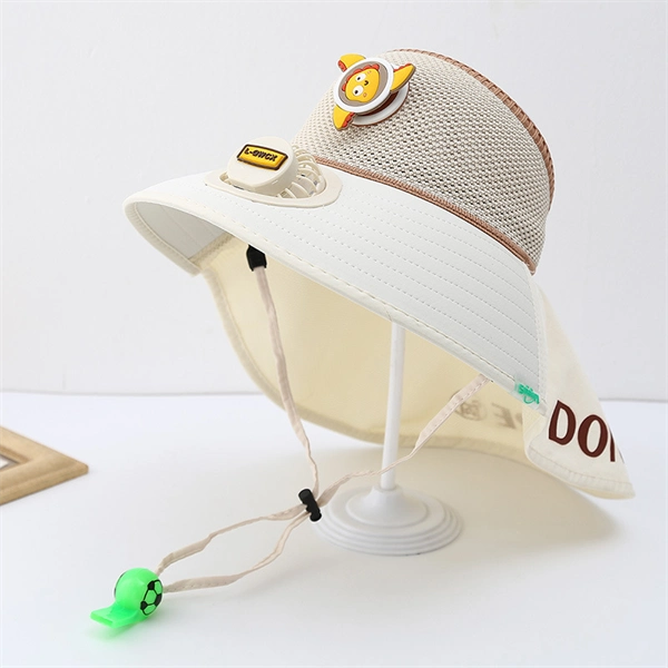 UV Protection Fan Hat for Kids – Summer Visor Cap with Wide Brim for B ...