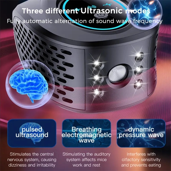 Ultrasonic Rodent Repeller – High-Power Pest Control Device for Mice ...